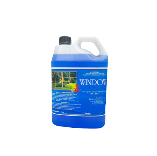 Bulk Window Cleaner with Streak Free Solution - 5L (Metho Based / Ammo ...