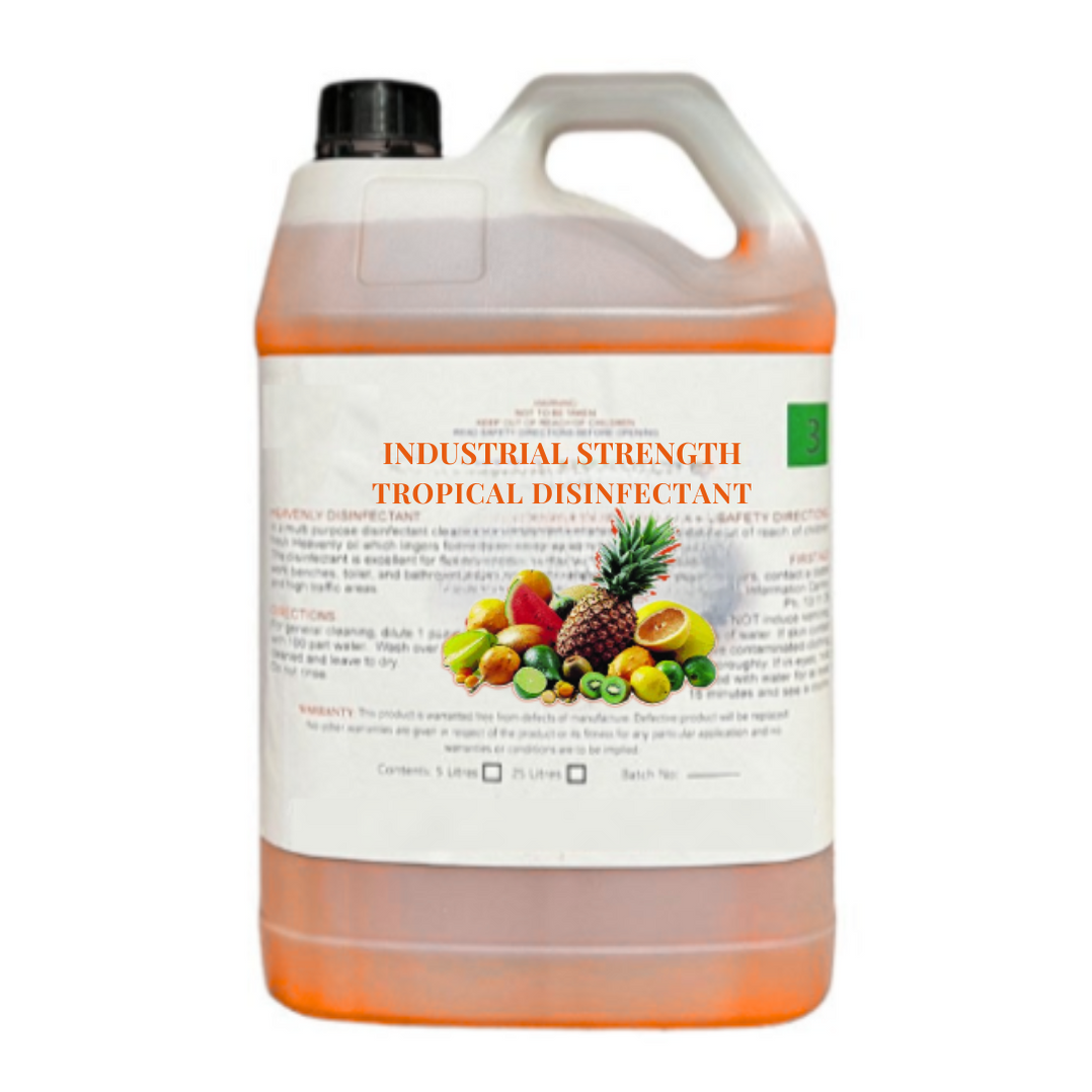 Bulk Industrial Strength Concentrated Disinfectant (Tropical) - 5L ...